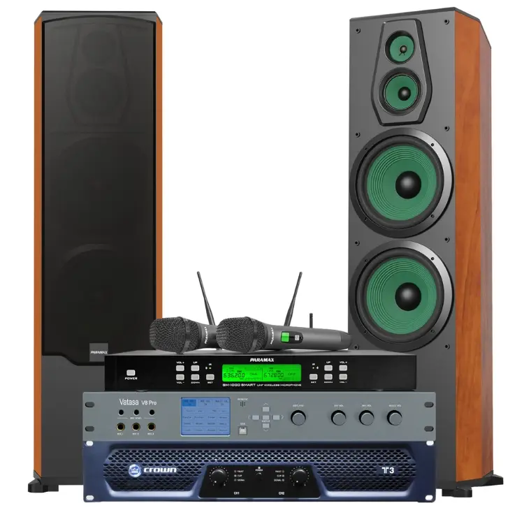 Dàn karaoke TT12 : ( Paramax FX2500, Crown T3 , Vatasa V8Pro, Paramax SM1000)